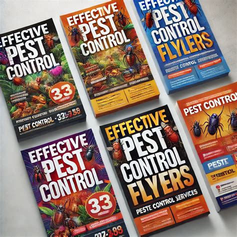 Best Pest Control Flyers Online Statements