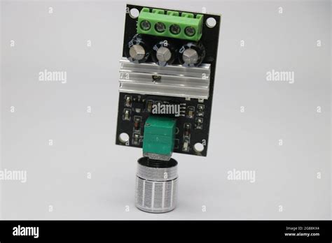 Speed Regulator For Dc Motor With Pwm Isolated On White Background Stock Photo Alamy