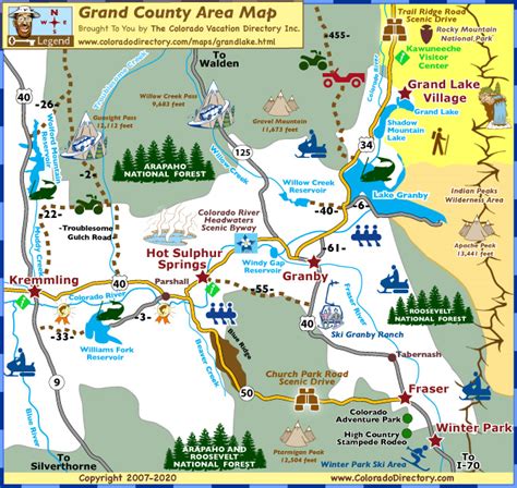 Grand County Colorado Map