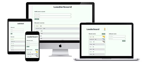 Github Ol Createleaderboard App This Javascript Project Is A Leaderboard That Ranks Results