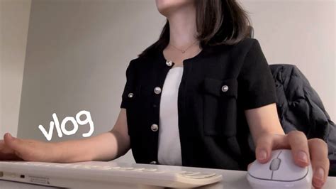 Vlog 직장인 브이로그 새벽출근 사무직 직장인 현실 일상 오피스룩 비서 다과 준비 갓생 살고 싶은데 현실은🫨 출근룩 Youtube