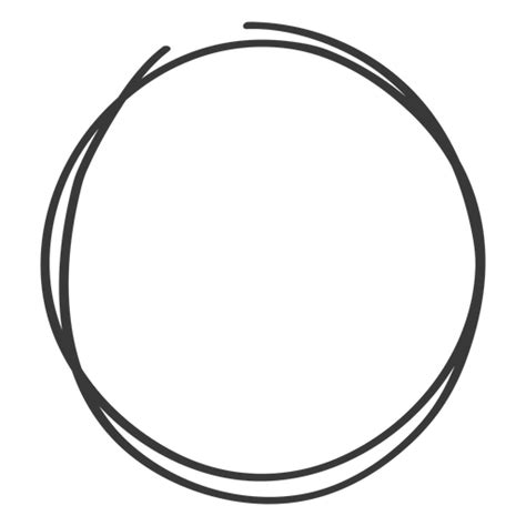 Diseño Png Y Svg De Garabato De Círculo Dibujado A Mano Para Camisetas