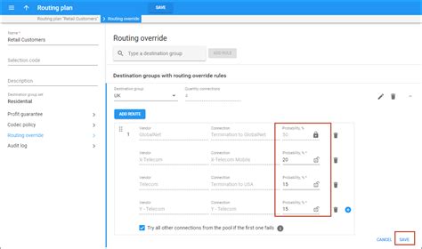 Routing Override Portaone Documentation September 9th 2025