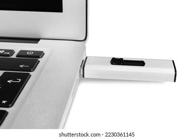 Modern Usb Flash Drive Attached Into Stock Photo 2230361145 Shutterstock