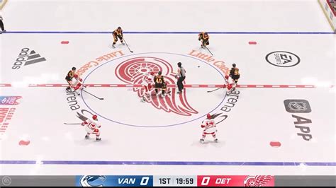 Nhl Live Detroit Red Wings Vs Vancouver Canucks 10th Feb 2024 Nhl