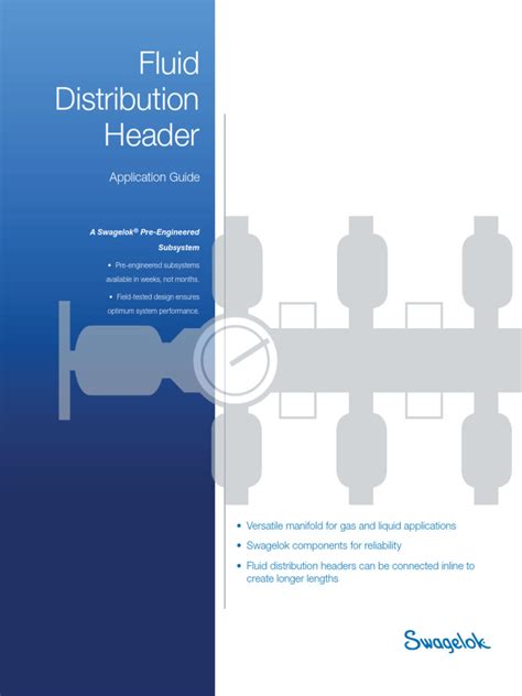 Fluid Distribution Header 16 Blz Pdf Valve Pipe Fluid Conveyance