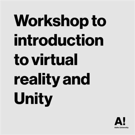 Introduction To Vr And Unity