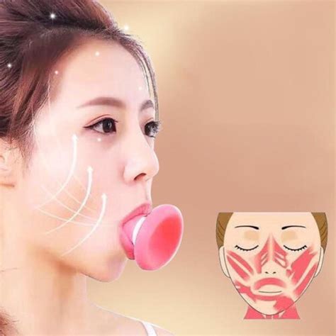 Silicone V Face Lifting Tool Mouth Exerciser Face Double Chin Slimming