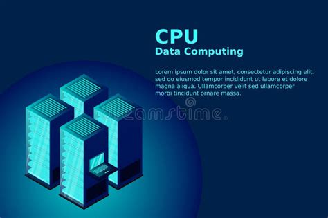Data Center Cloud Database Concept Of Big Data Processing Center Hosting Server Or Data