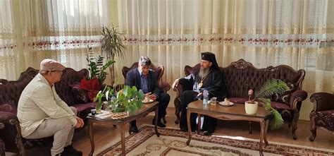 26 09 2022 г Доростолския митрополит Яков посрещна г н Николай Неделчев Областен управител