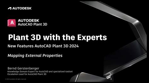 New Features 2024 Mapping External Properties Autocad Plant 3d Youtube