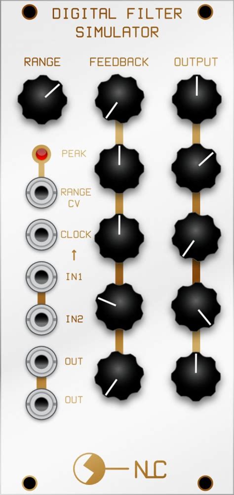 Nonlinearcircuits Digital Filter Simulator Eurorack Module On Modulargrid