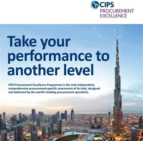 Cips Procurement Excellence Programme Is An In Depth Assessment Process That Measures Your