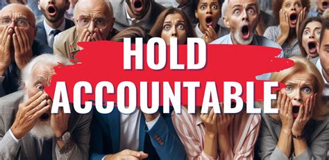 Hold Accountable O Que Significa Esta Expressão Inglês Do Adir