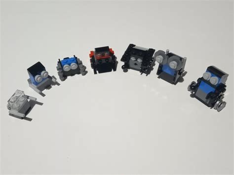 Lego Moc 7 Mini Robots By Jimboblimb Rebrickable Build With Lego