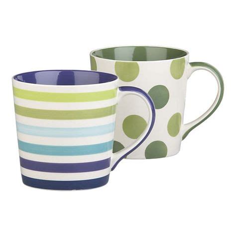Stripes Mug In Coffee Mugs Teacups Crateandbarrel Crate And Barrel