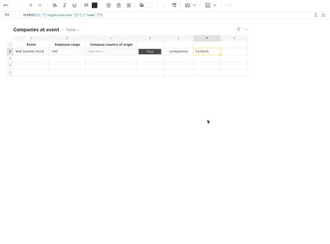 Parsing Json Rows