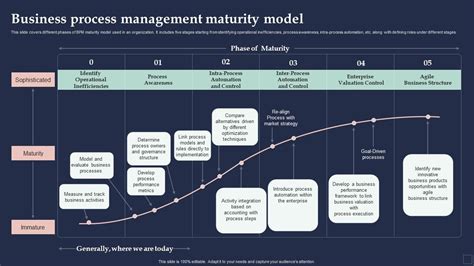 Bpm System Methodology Business Process Management Maturity Model