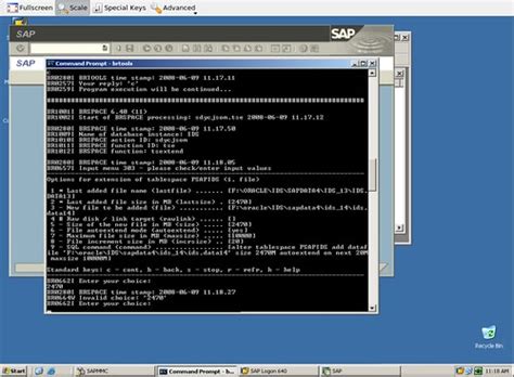 Key2sap Extending Your SAP R 3 Tablespaces