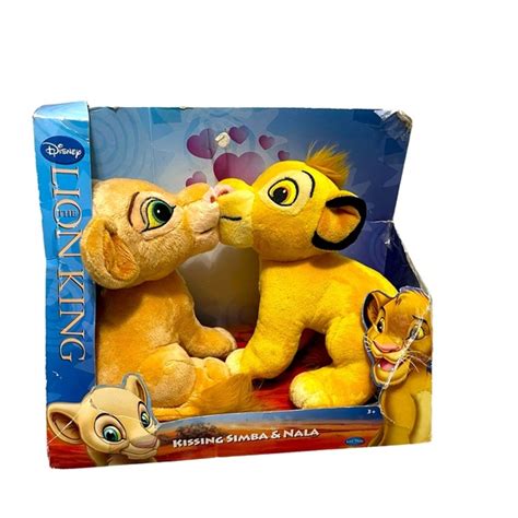 Disney Toys 21 Disney The Lion King Simba Nala Kissing Stuffed