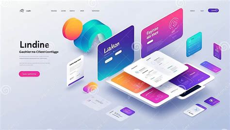 Intricate Vector Canvas Ui Ux Landing Artistry Ai Generate Stock