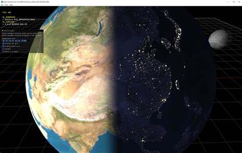 demo earth day to night transition hacklab