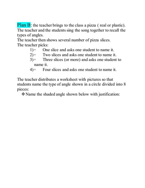 Lesson Plan Angles Docx