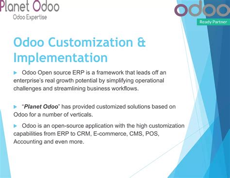 Odoo Customization Implementation PPT