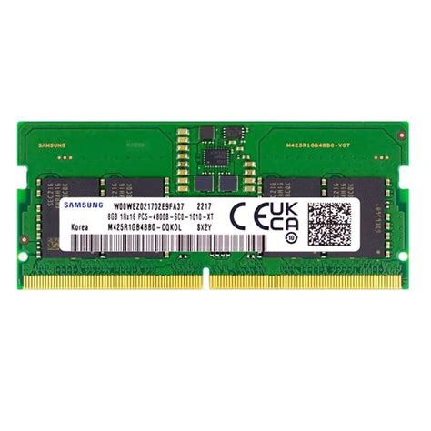رم لپ تاپ Ddr5 تک کاناله 4800 مگاهرتز Cl40 سامسونگ مدل Pc5 4800b Sco ظرفیت 8 گیگابایت لنوکسیو