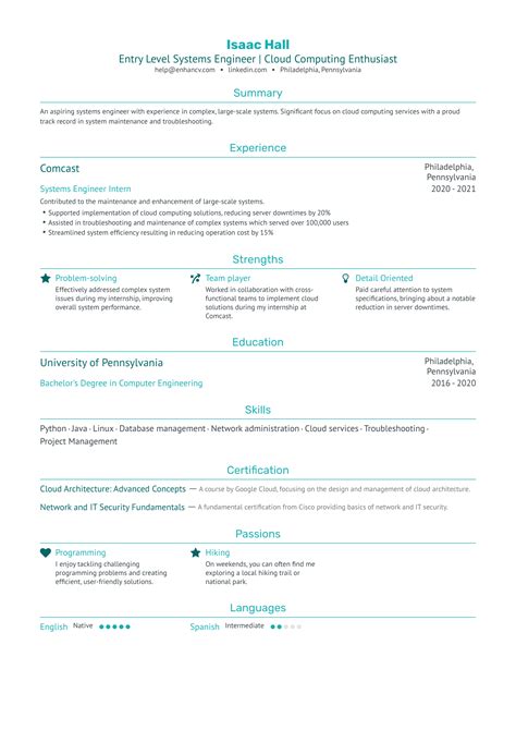 7 Systems Engineer Resume Examples Guide For 2024