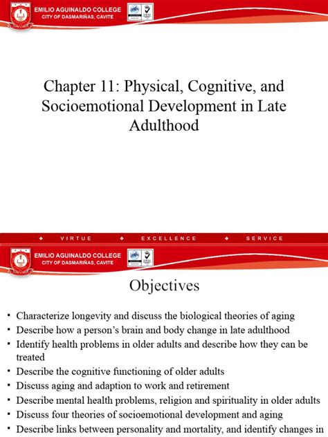 Chapter 11 Physical Cognitive And Socioemotional Development In Late Adulthood Pdf Life