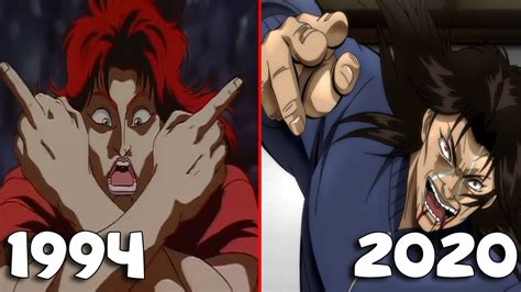 Baki Animation Old Vs New 1994 Vs 2020 Youtube
