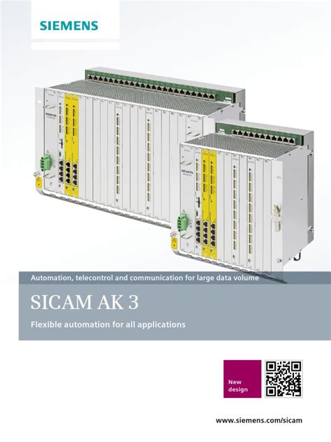 Sicam Ak 3 Broschuere En Pdf Automation Network Topology