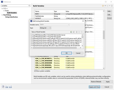 Path Settings In Mcuxpresso Ide 1120 Build 4120 Nxp Community