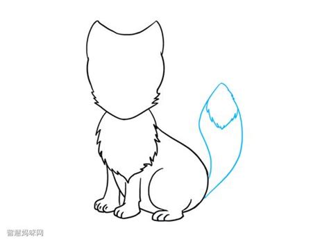 银狐简笔画 简笔画图片大全 普车都