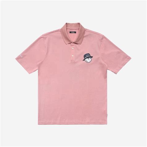 말본 골프 쿠퍼 폴로 더스티 로즈 Malbon Golf Kream