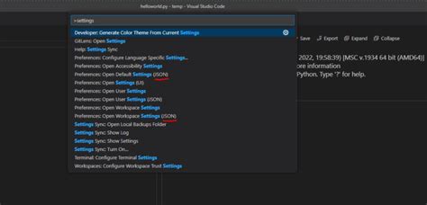 Visual Studio Code Opening A Workspace Causes Python