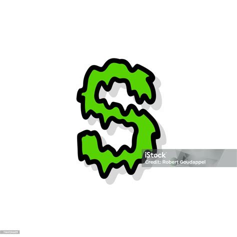 끈적 끈적한 벡터 로고 일러스트 공포 무서움에 대한 스톡 벡터 아트 및 기타 이미지 공포 무서움 끈적끈적한 달팽이 Istock