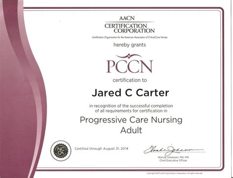 Pccn Certificate Pccn Certificate