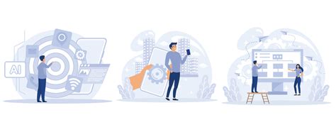 Software Development Concept Intelligent Interface Interactive Design Visualization