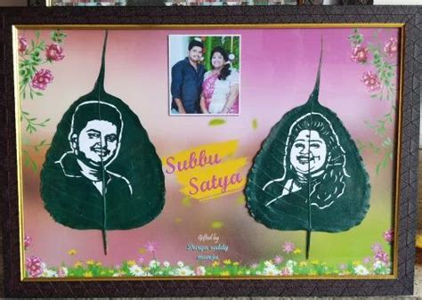 Leaf Art Couple Frame For Gift Size 12x18 At Rs 1800 In Anaparthi ID 2849614716112