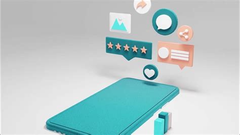 3d animated social media icons youtube