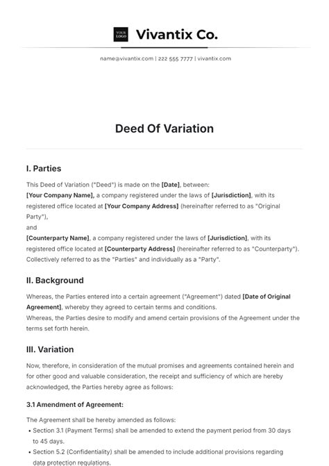 Free Deed Of Conditional Sale Template To Edit Online