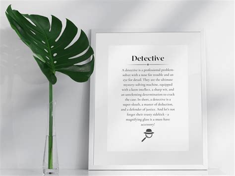 Detective Definition Printable Detective T T For A Detective