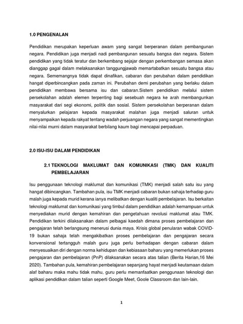 Edup3013 Assignment Analisis Dan Bandingkan Isu Dalam Pendidikan Di Malaysia Pdf
