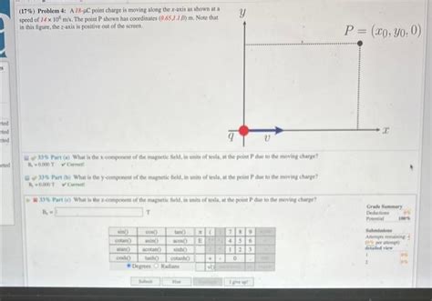 Solved Problem A μC point charge is moving Chegg