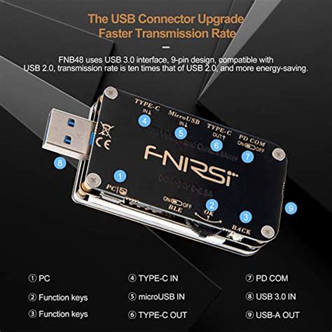 Usb Tester Usb Voltage Meter With Bluetooth Pd Trigger Voltmeter Usb 3 0 Voltage And Current