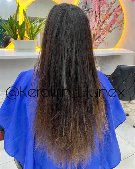 قبل و بعد شارژ عالی با موهای رنگ شده و ریشه نچرال🫧💇🏻‍♀️ کراتین کراتینه صافی کراتینه