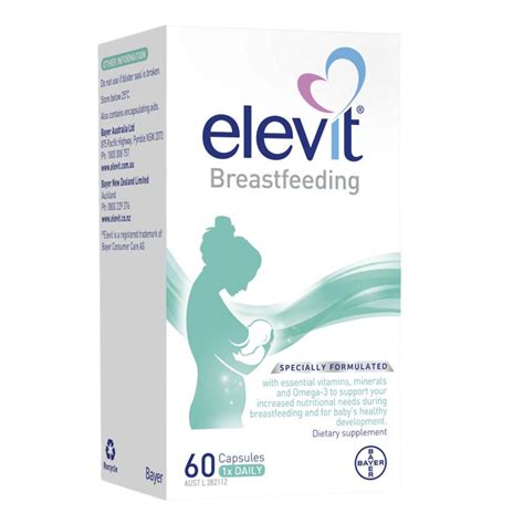 Elevit Sau Sinh Úc 60 Viên Elevit Breastfeeding Vn