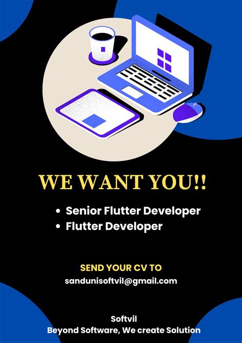 We Are Hiring Senior Developers And Developers Flutter 🔴 These